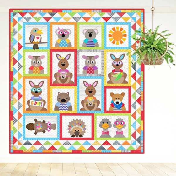 Animal Quilt Pattern - Etsy