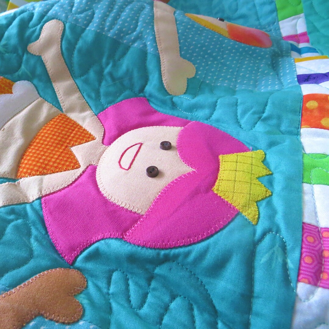 Little Mermaids: Mermaid Applique Quilt Pattern (digital Download) - Etsy