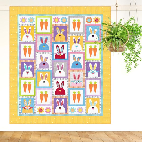 Bunny Quilt Pattern - Etsy