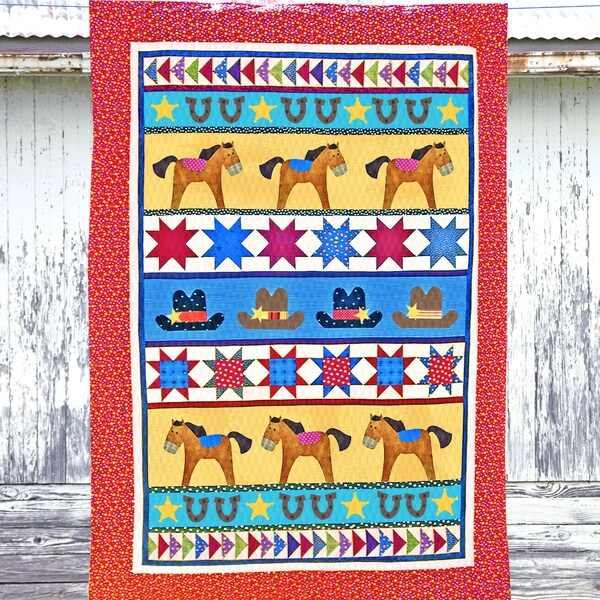 Cowboy Baby Quilt - Etsy