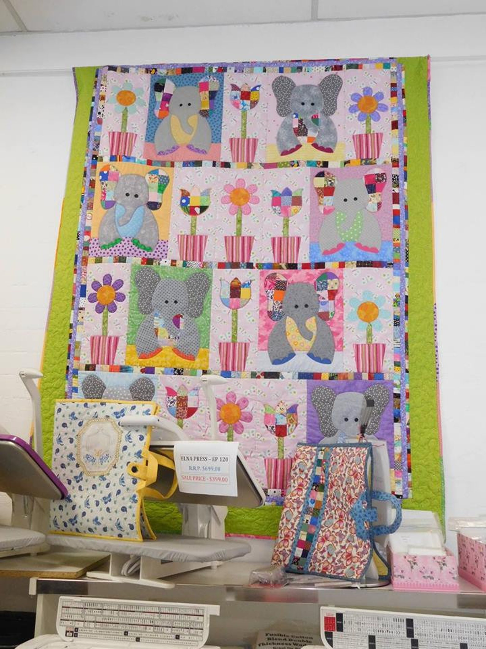 Patchwork Elephants: Applique Elephants Quilt Pattern (digital Download ...