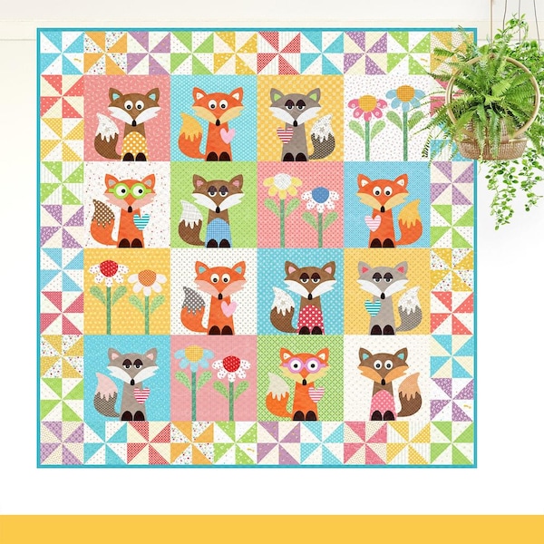 Fox Quilt Pattern - Etsy