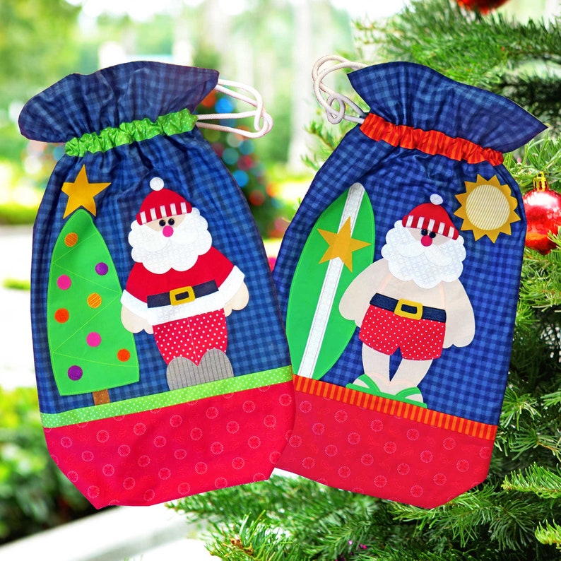 Here Comes Santa Santa Sack PDF Pattern Santa Sack Pattern - Etsy