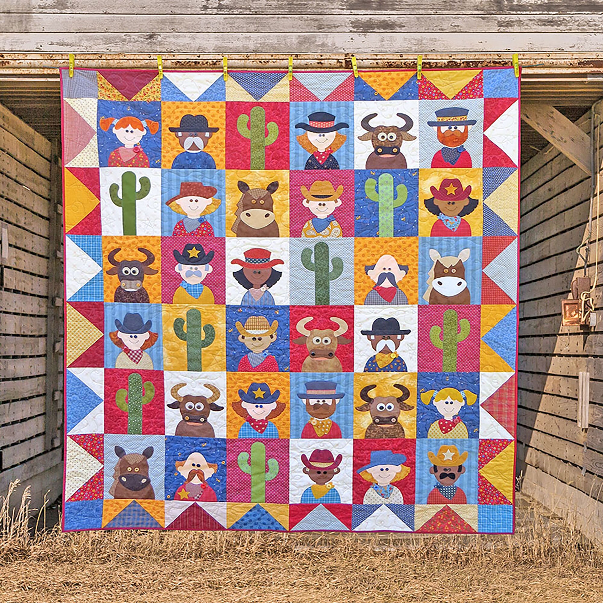 The OK Corral DIGITAL PDF Quilt Pattern Applique Quilt - Etsy Australia