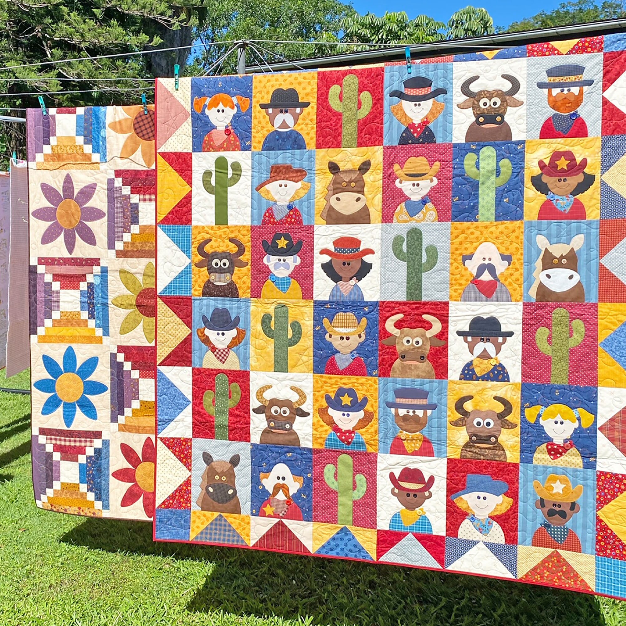 The OK Corral DIGITAL PDF Quilt Pattern Applique Quilt - Etsy Australia