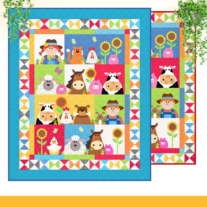 Animal Quilt Patterns - Etsy UK