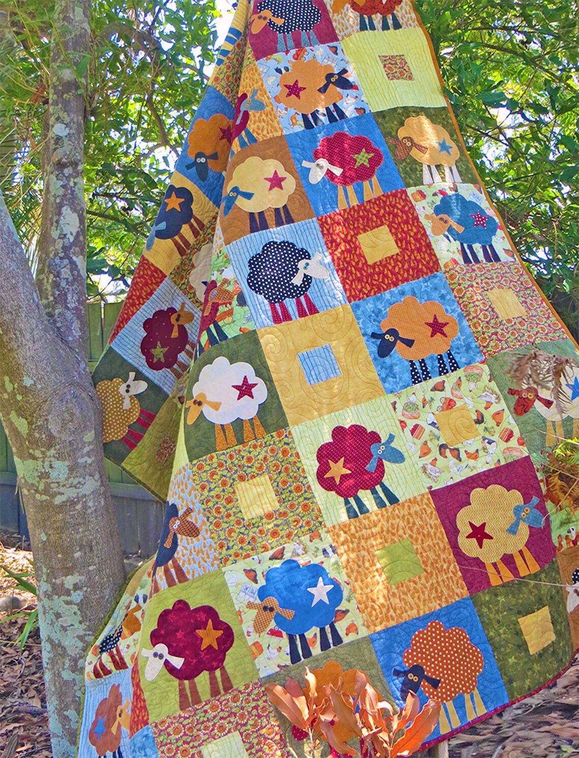 Counting Sheep DIGITAL PDF Quilt Pattern Applique Quilt - Etsy