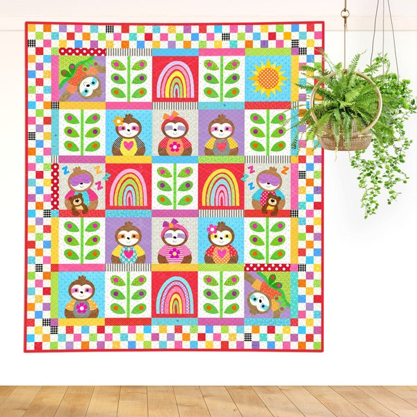 Sloth Quilt Pattern - Etsy