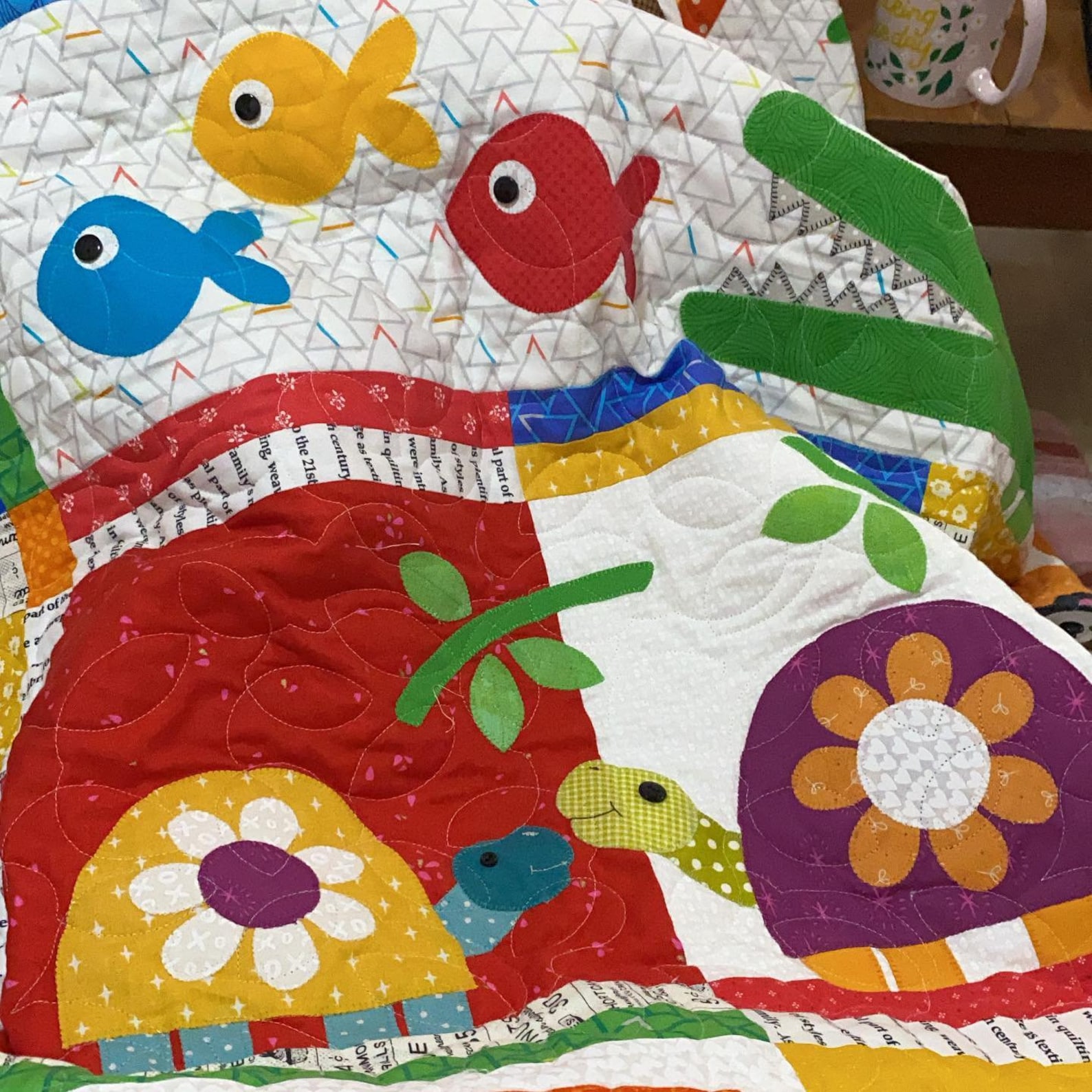 Who's at the Zoo PRINTED Quilt Pattern Applique Quilt - Etsy