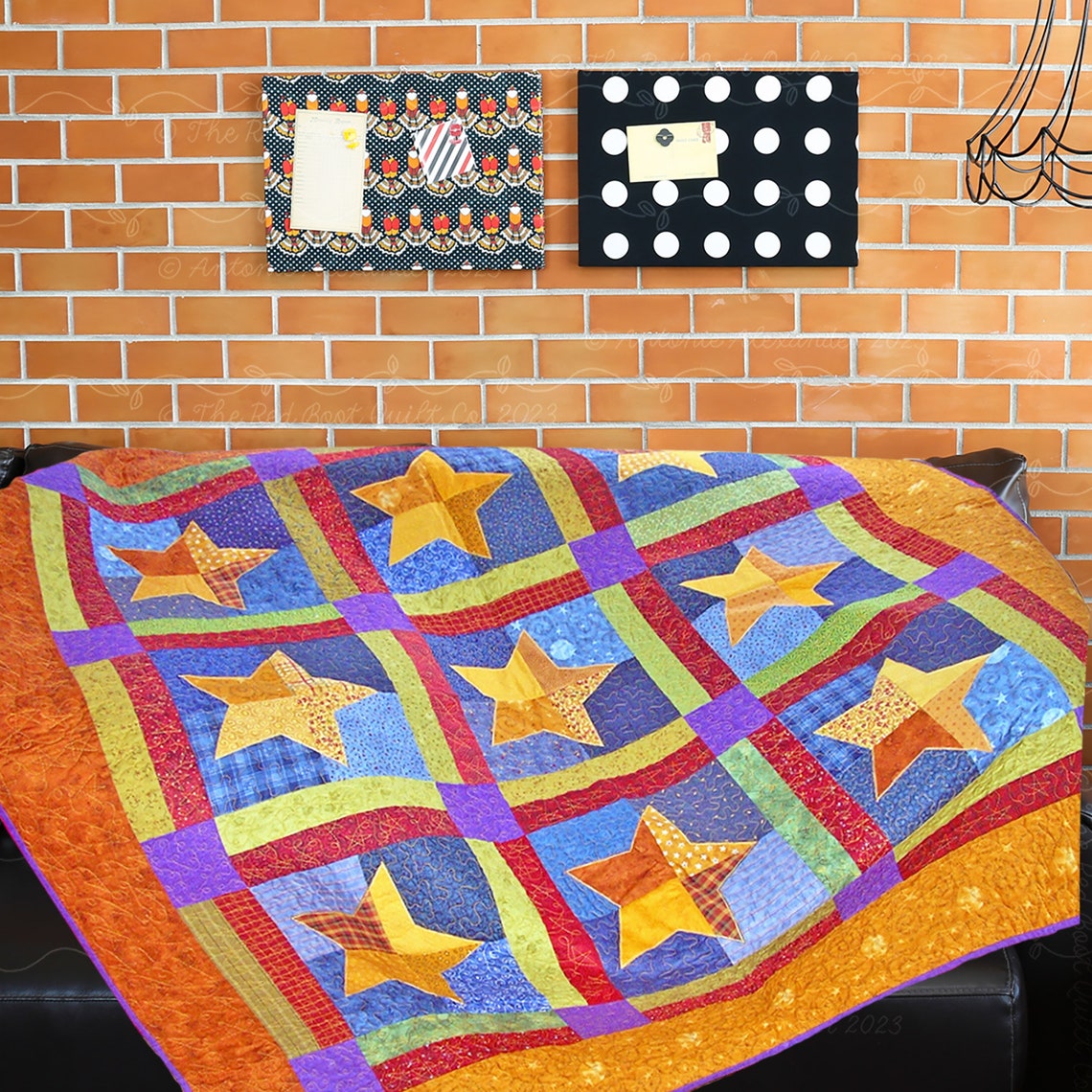 Barn Stars: Rustic Stars Applique Quilt Pattern (PDF) - Etsy