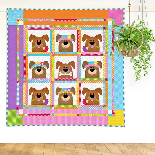 Dog Quilt Pattern - Etsy