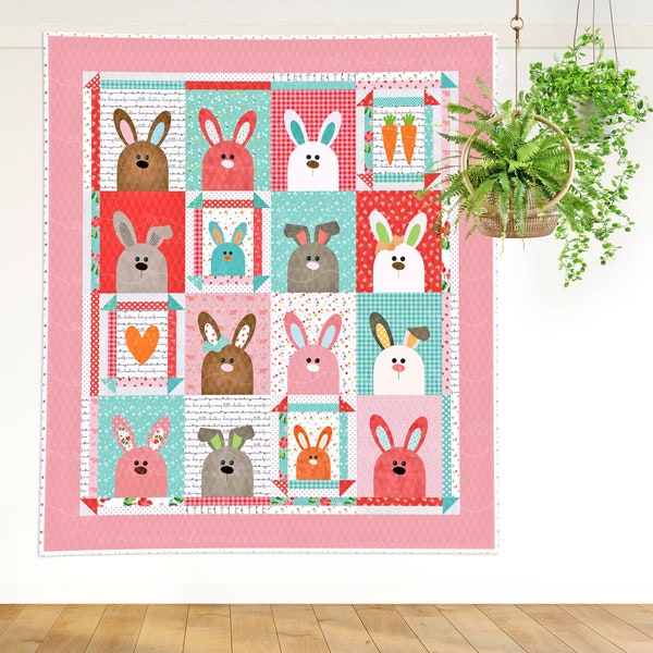 Bunny Quilt Pattern - Etsy