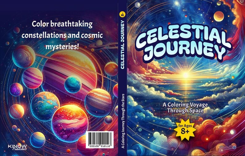 Celestial Journey A Coloring Voyage Through Space for Ages 8 and up ...