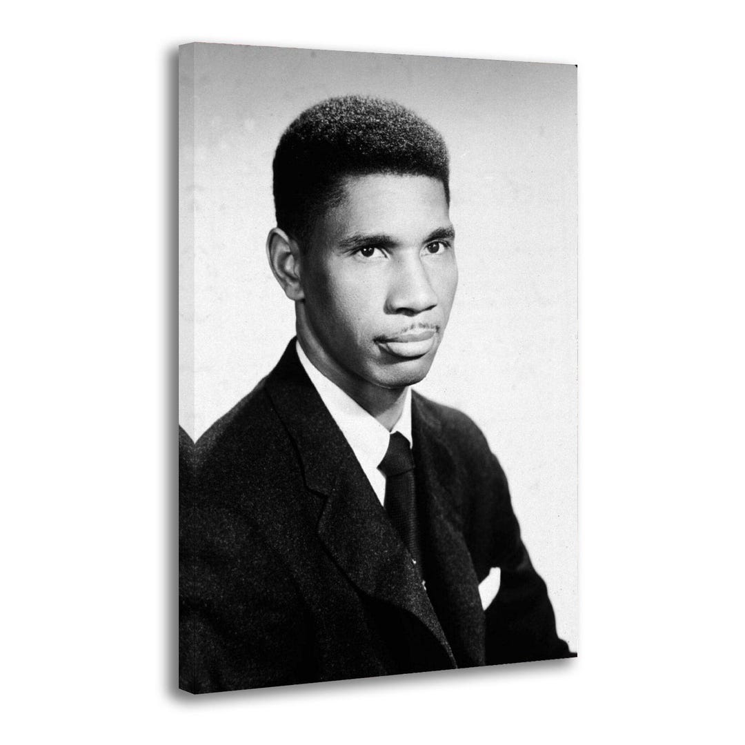 Medgar Evers Canvas Print - Civil Rights Portrait, Home Decor - Etsy