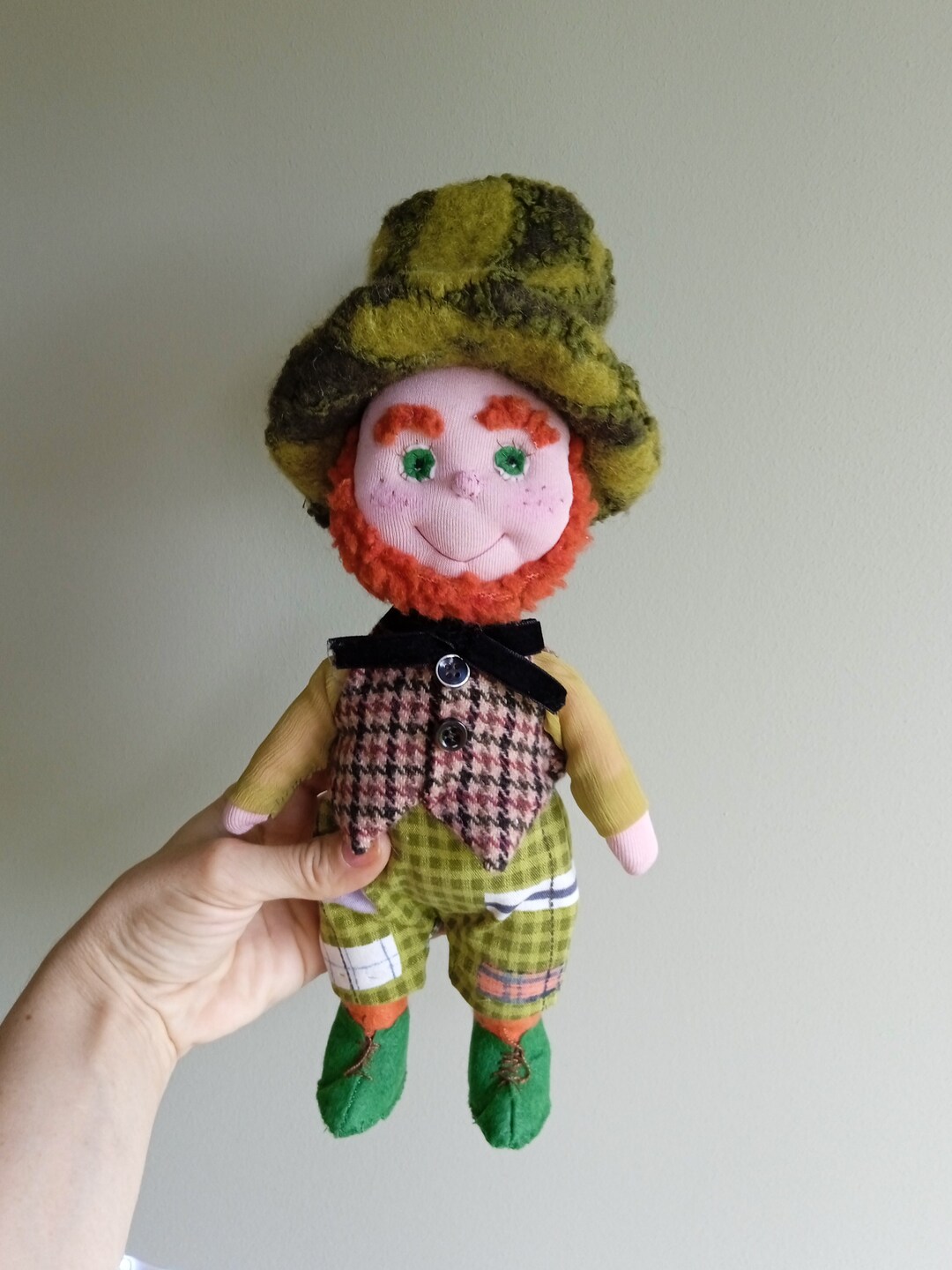 Leprechaun Dwarf Elf Doll Fantasy Art Figurine OOAK Special Handmade ...
