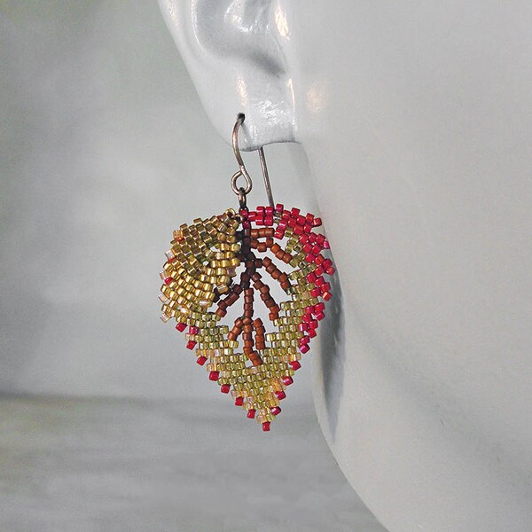 Russian Leaf Earring - Etsy