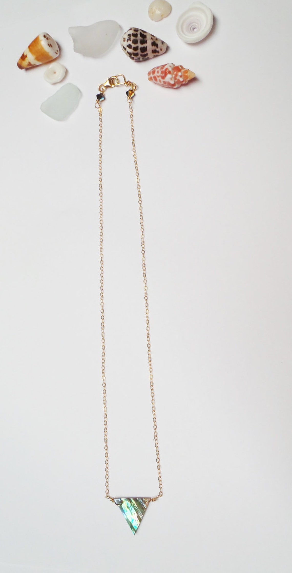 Chevron 14k Gold Filled Chain Necklace Made in Hawaii - Etsy