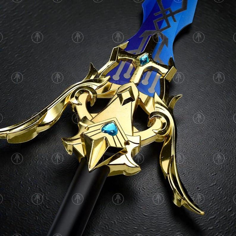 Genshin Impact Sword Full Metal Life-size Replica, Freedom Sworn Sword ...