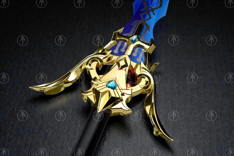 Genshin Impact Sword Full Metal Life-size Replica, Freedom Sworn Sword ...