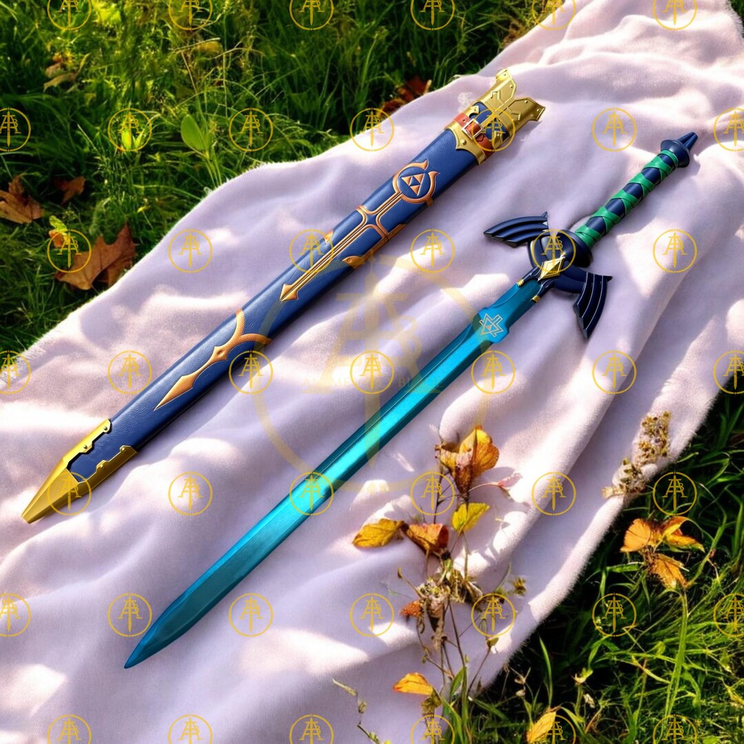 Zelda Master Sword V3 Life Size Metal Replica | BOTW TOTK Twilight ...