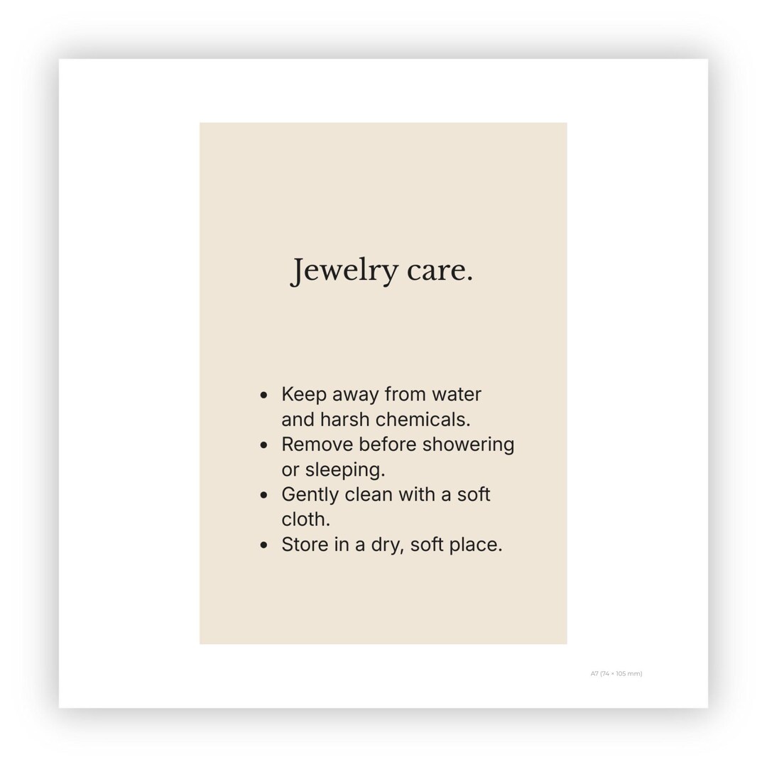 Minimal A6 Gift Note Card | Printable Small Business Insert - Etsy
