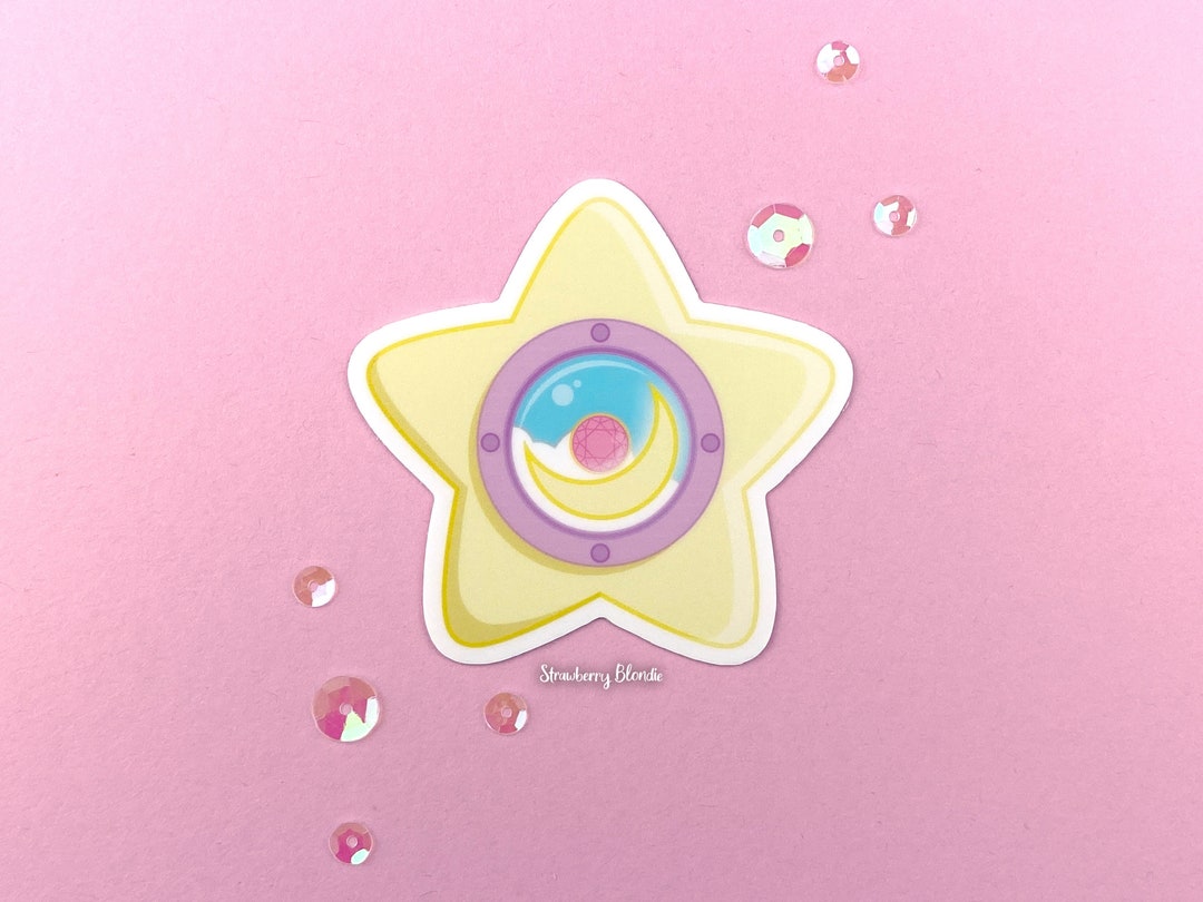 Star Locket Sticker Magical Girl Waterproof Vinyl Sticker Die Cut ...