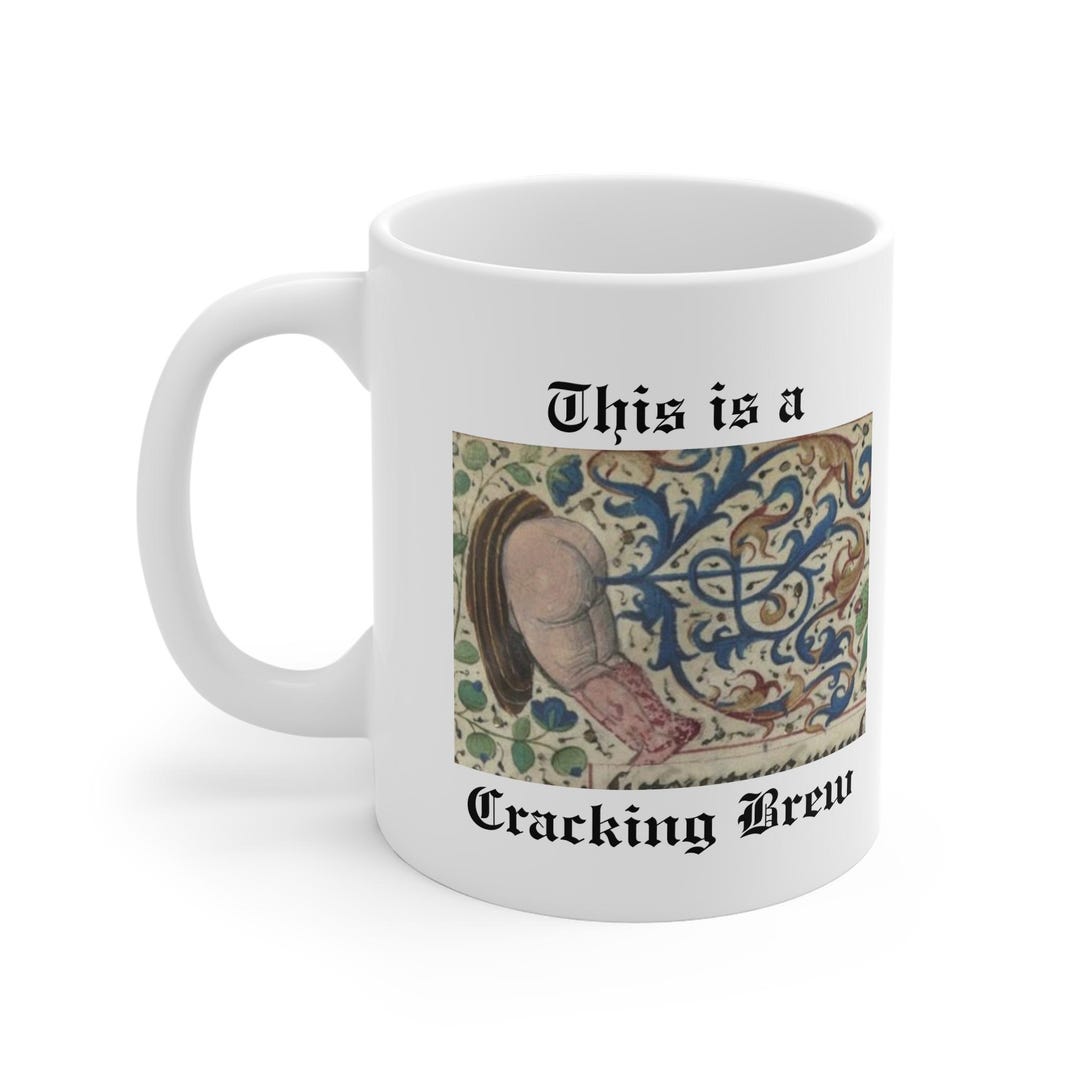 Cracking Brew Mug | Medieval Art | History Joke | Funny Gifts - Etsy