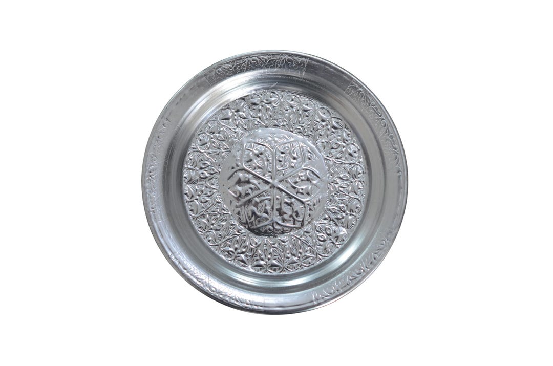 19 Cm Round Stainless Steel Tray – Serving Platter for Appetizers ...