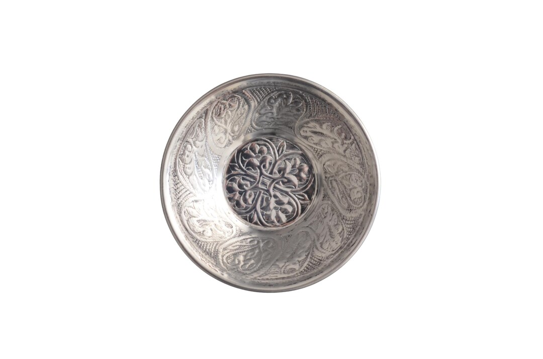 11 Cm Steel Coaster Tray – Shallow Cup Base for Coffee, Tea & Glassware ...