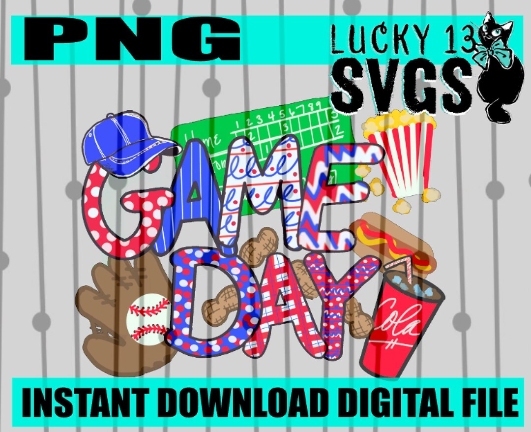 Game Day PNG Ready to Print Sublimation Printable HTV - Etsy