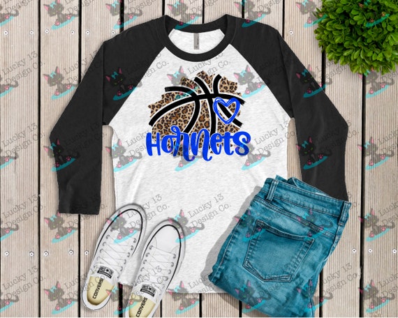 Hornets Baloncesto azul Archivo PNG Diseño de sublimación - Etsy México