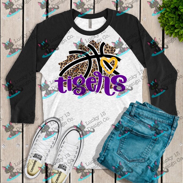 Purple Gold Tigers Png - Etsy