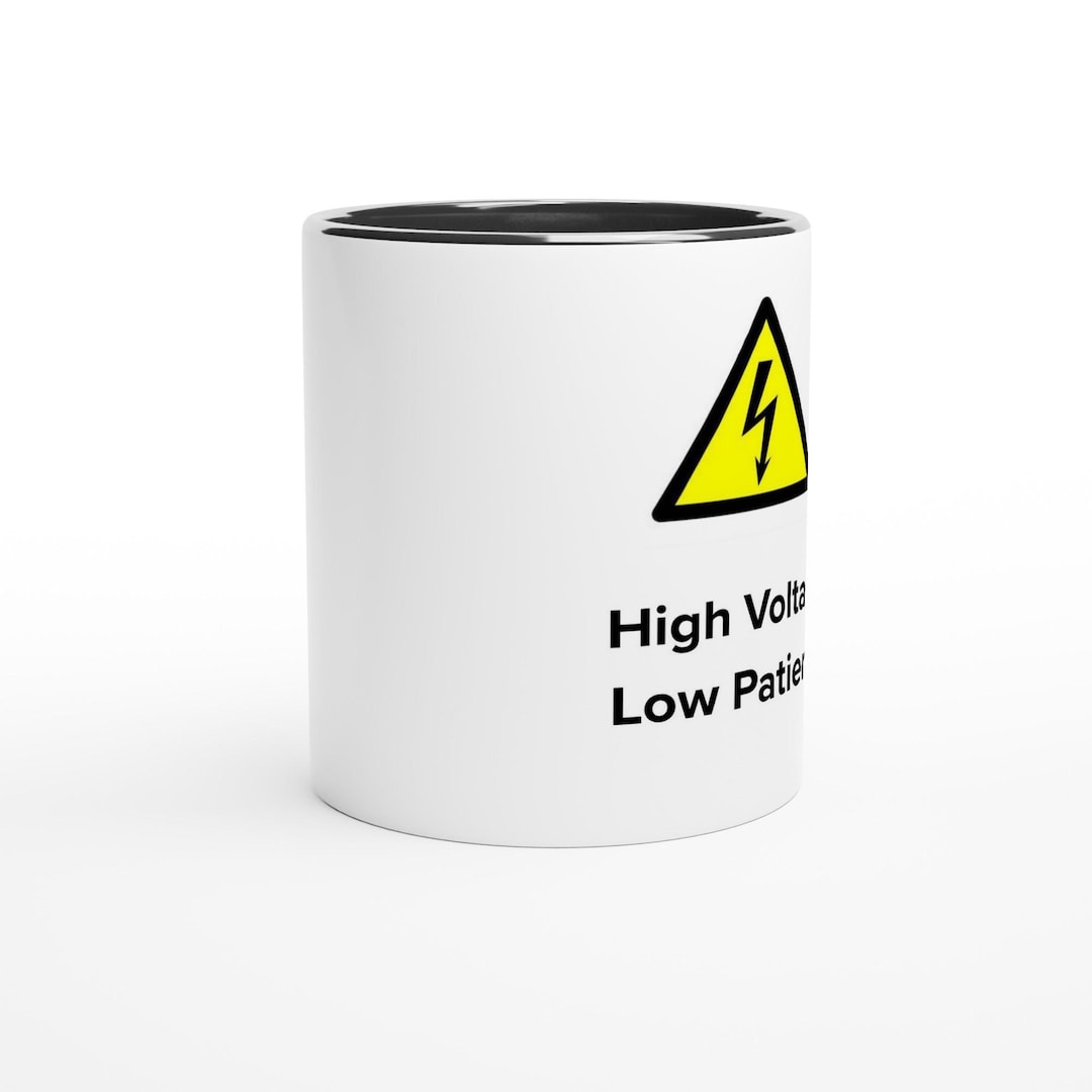 High Voltage - Low Patience - Electrician Gift - Etsy