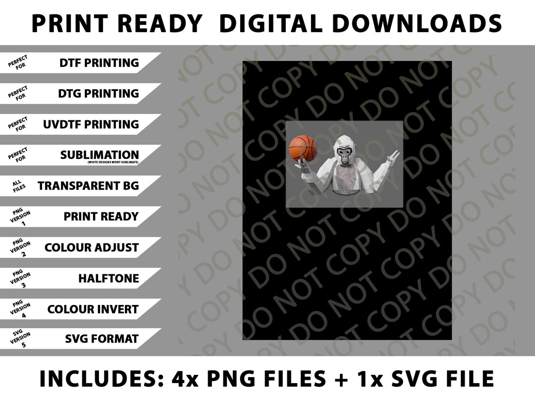 Gorilla Tag Pfp Maker Graphic Png Bundle, Digital Downloads - Etsy