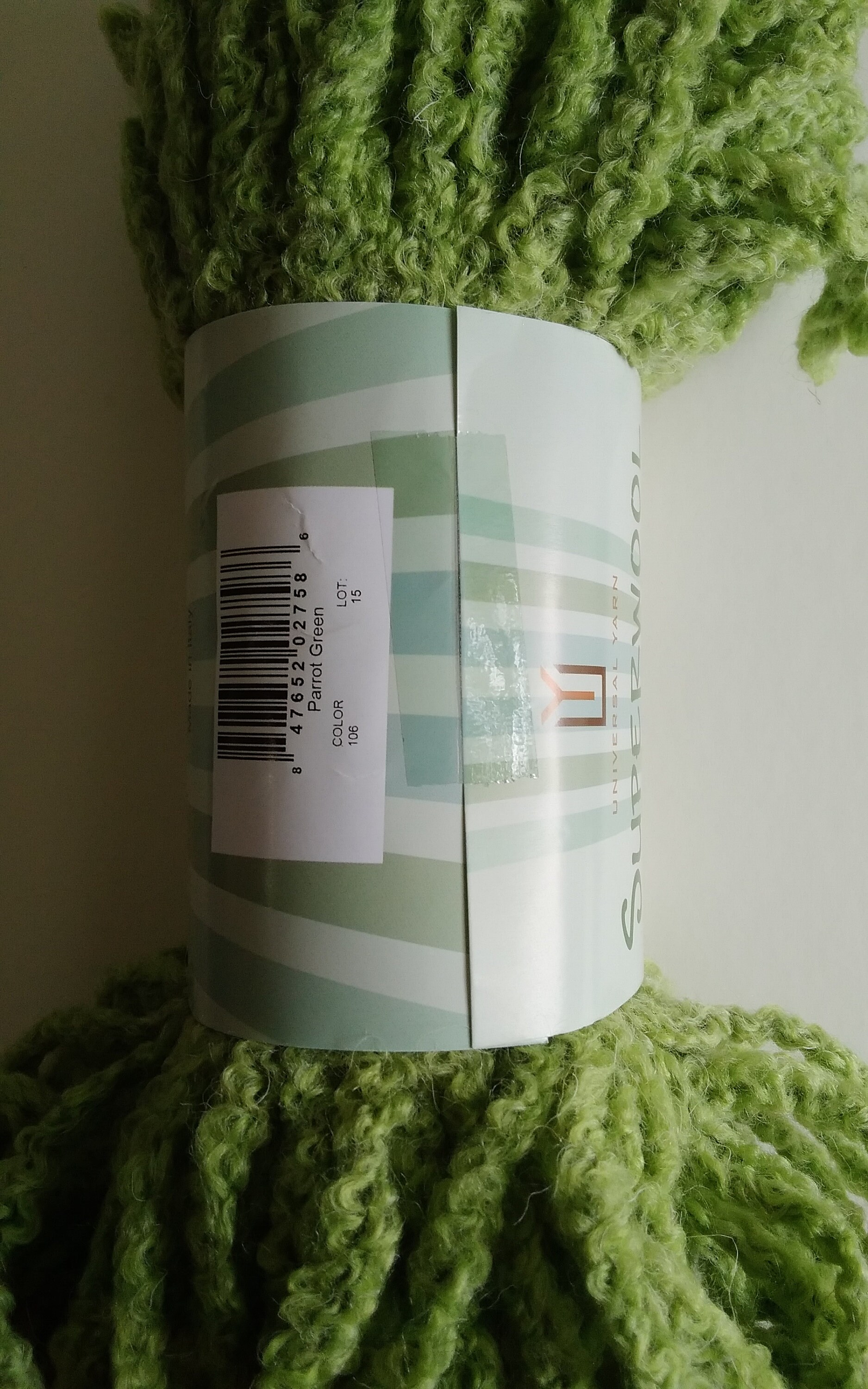 Universal Yarn Superwool 106 Parrot Green Yarn - Etsy