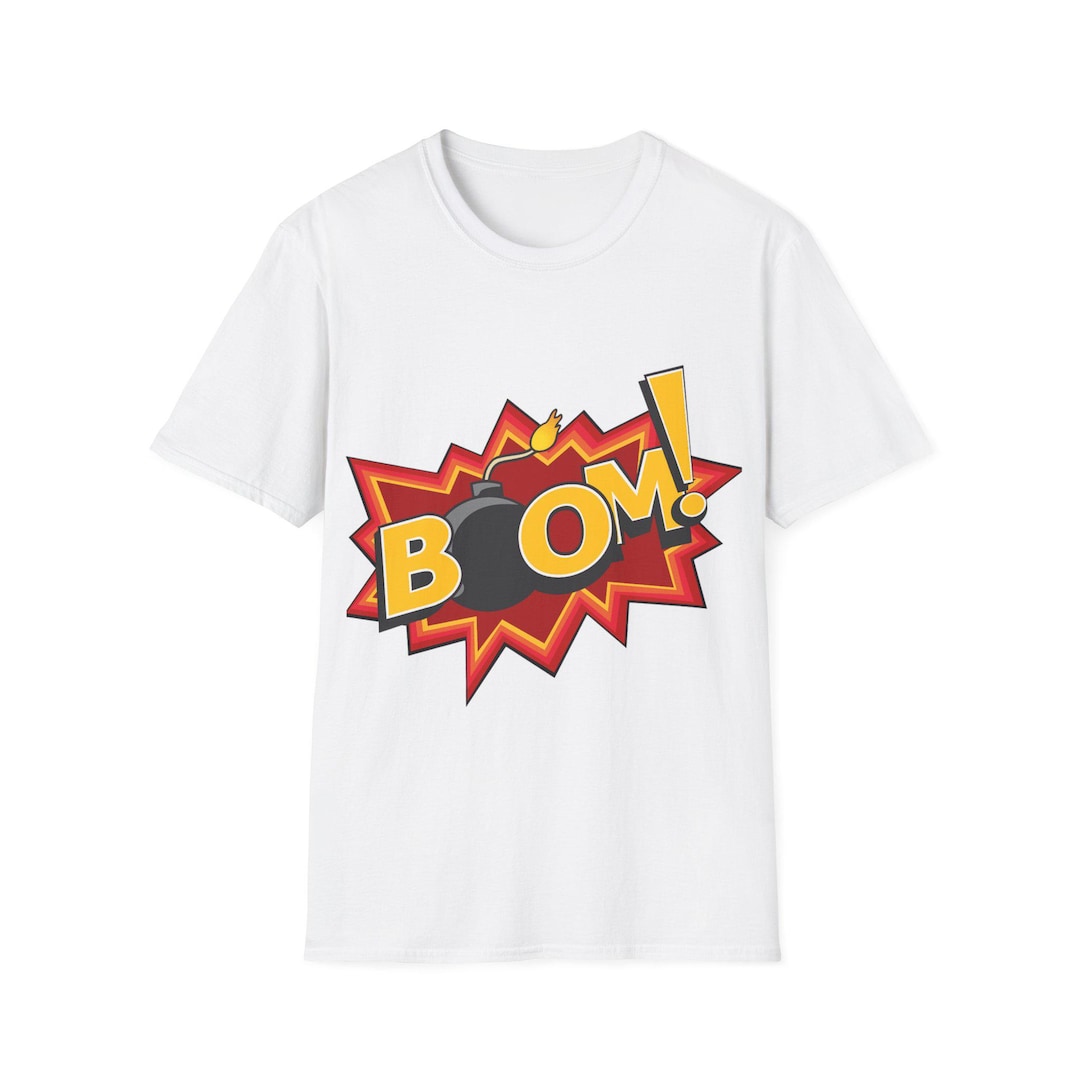 Boom Meter! Comic Explosion T-shirt | Comic Pop Art, Retro Sound Effect ...