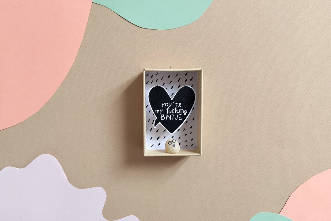 Amour saint Valentin, cadeau personnalisé, boîte message, diorama ...