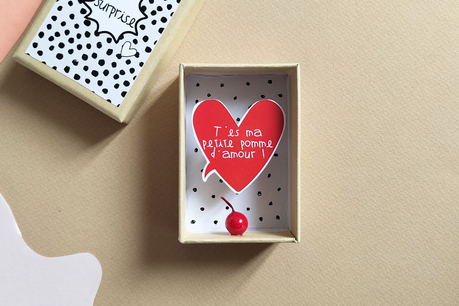 Love Message Diorama Box Small Message Box Valentine's - Etsy
