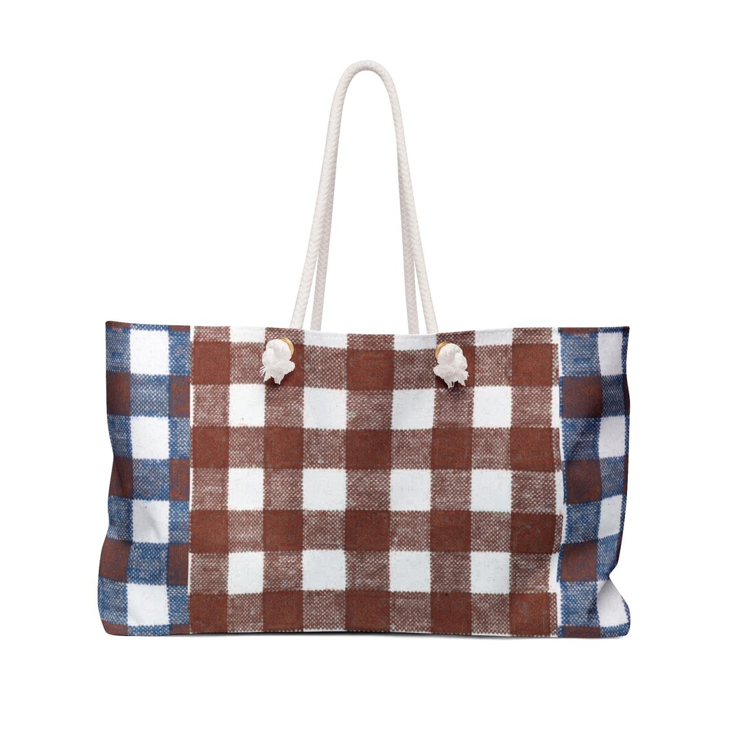 Mult-plaid Weekender Bag No. 1 - Etsy