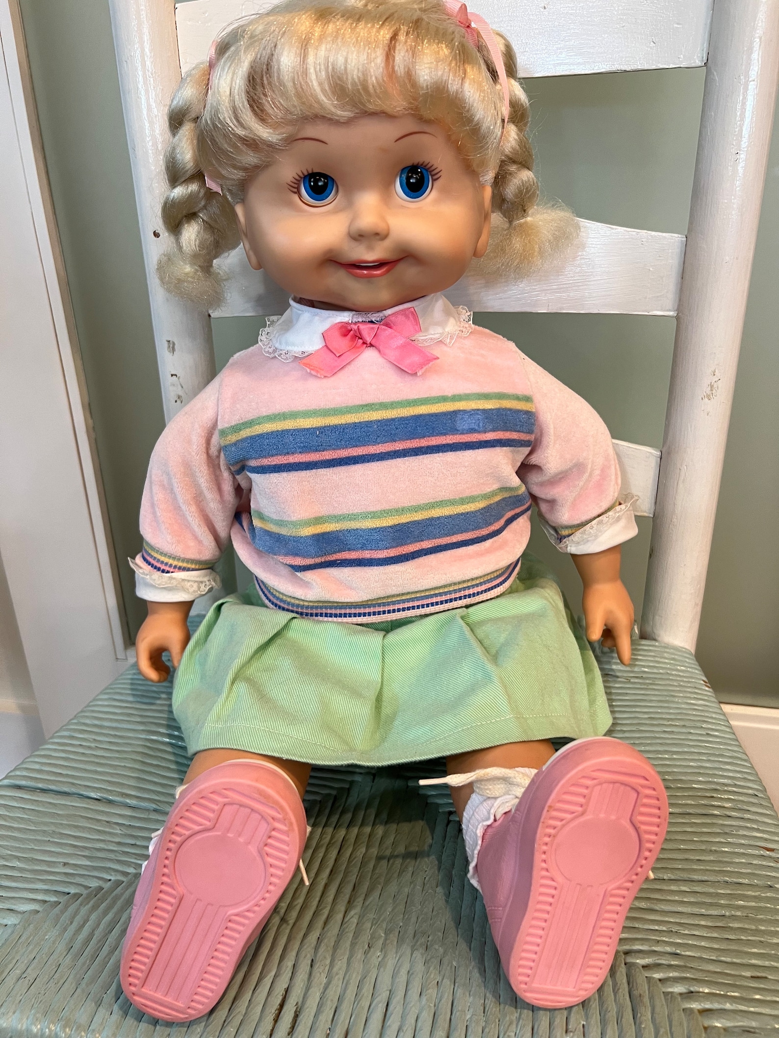 1985 Playmates Cricket Doll W/board Game, Cassettes, and Books in Great ...