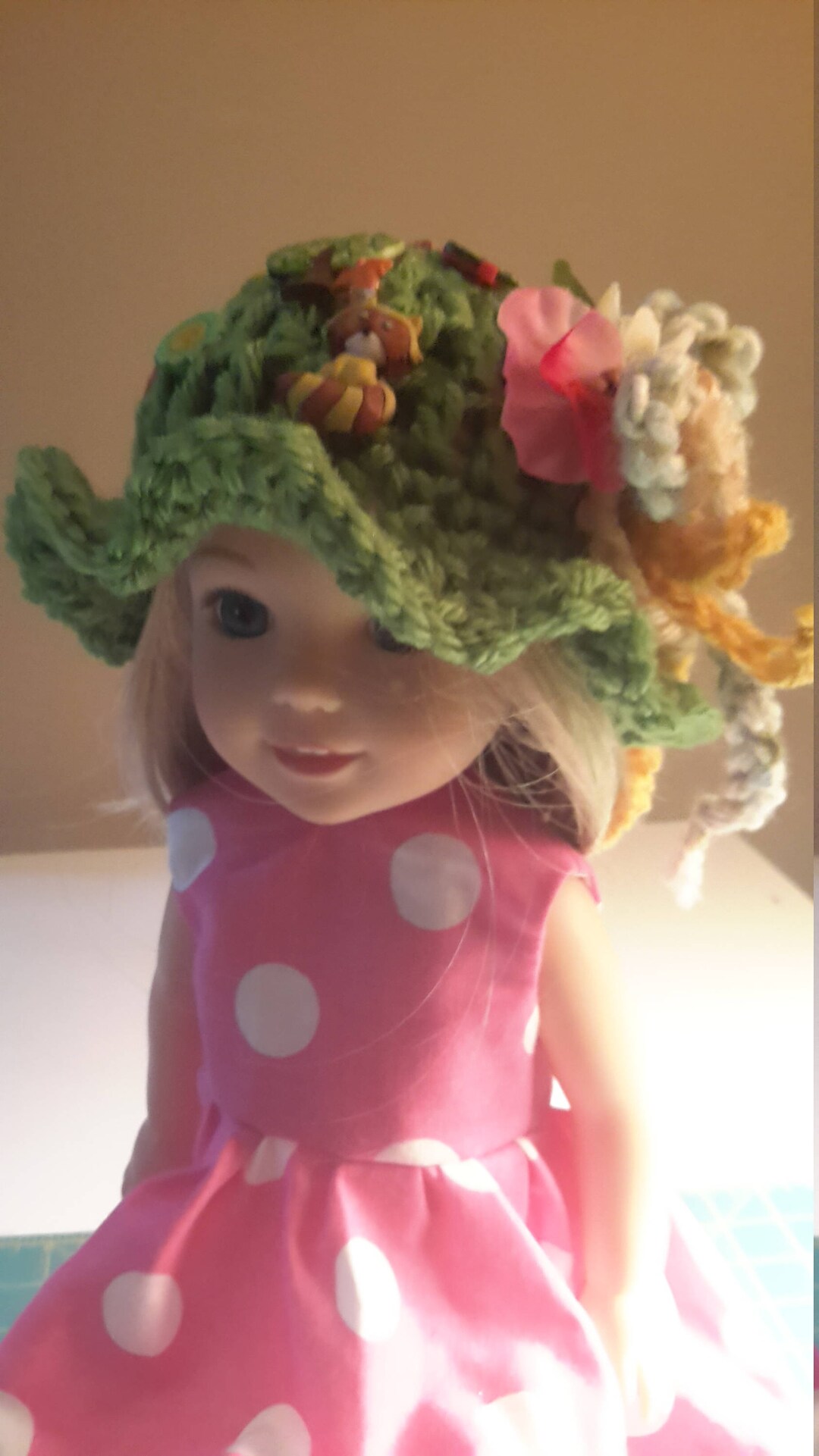Crochet Hat Pattern Wellie Wisher Doll Clothes Pattern Accessories Easy ...
