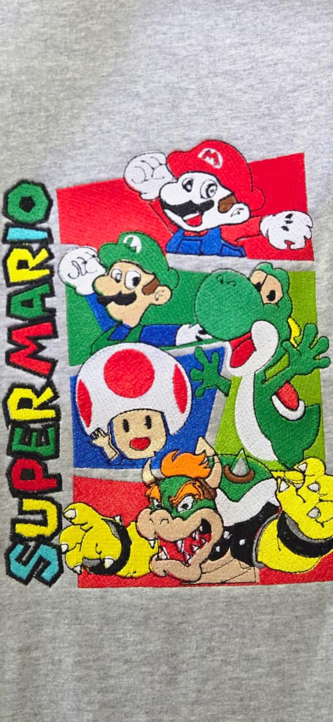 Supermario Embroidery Design Retro Gaming Arcade Machine Instant ...