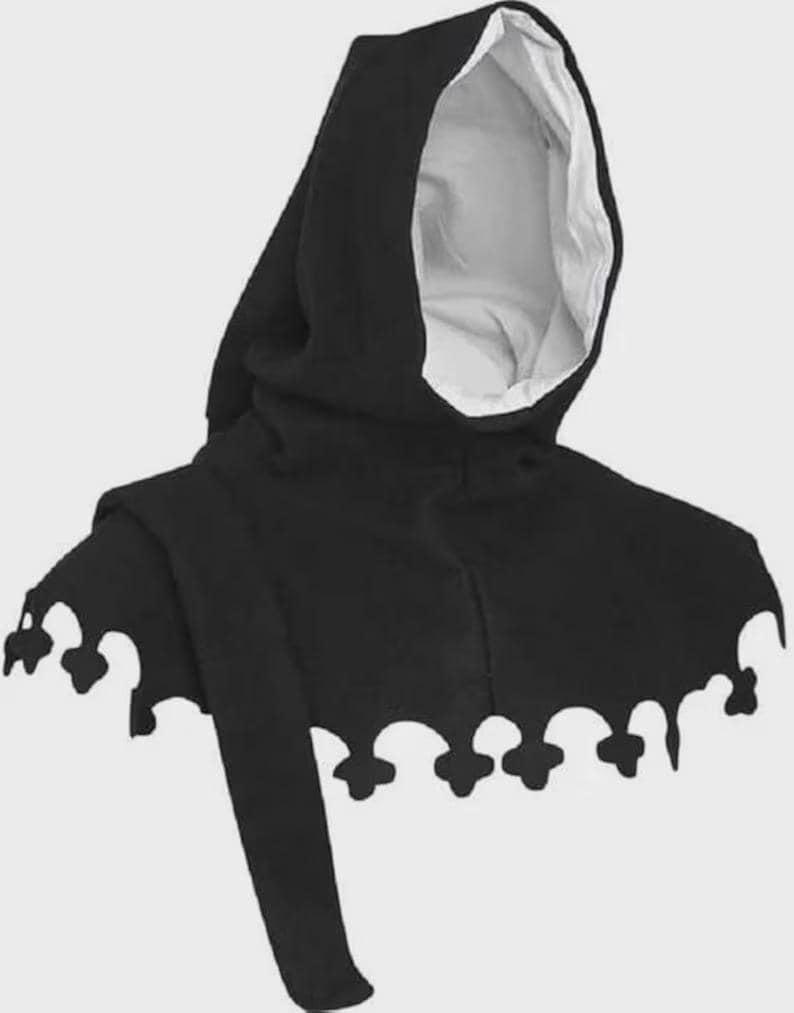 Medieval Knight Liripipe Hood With Bottom Design Cap Style Headwear - Etsy
