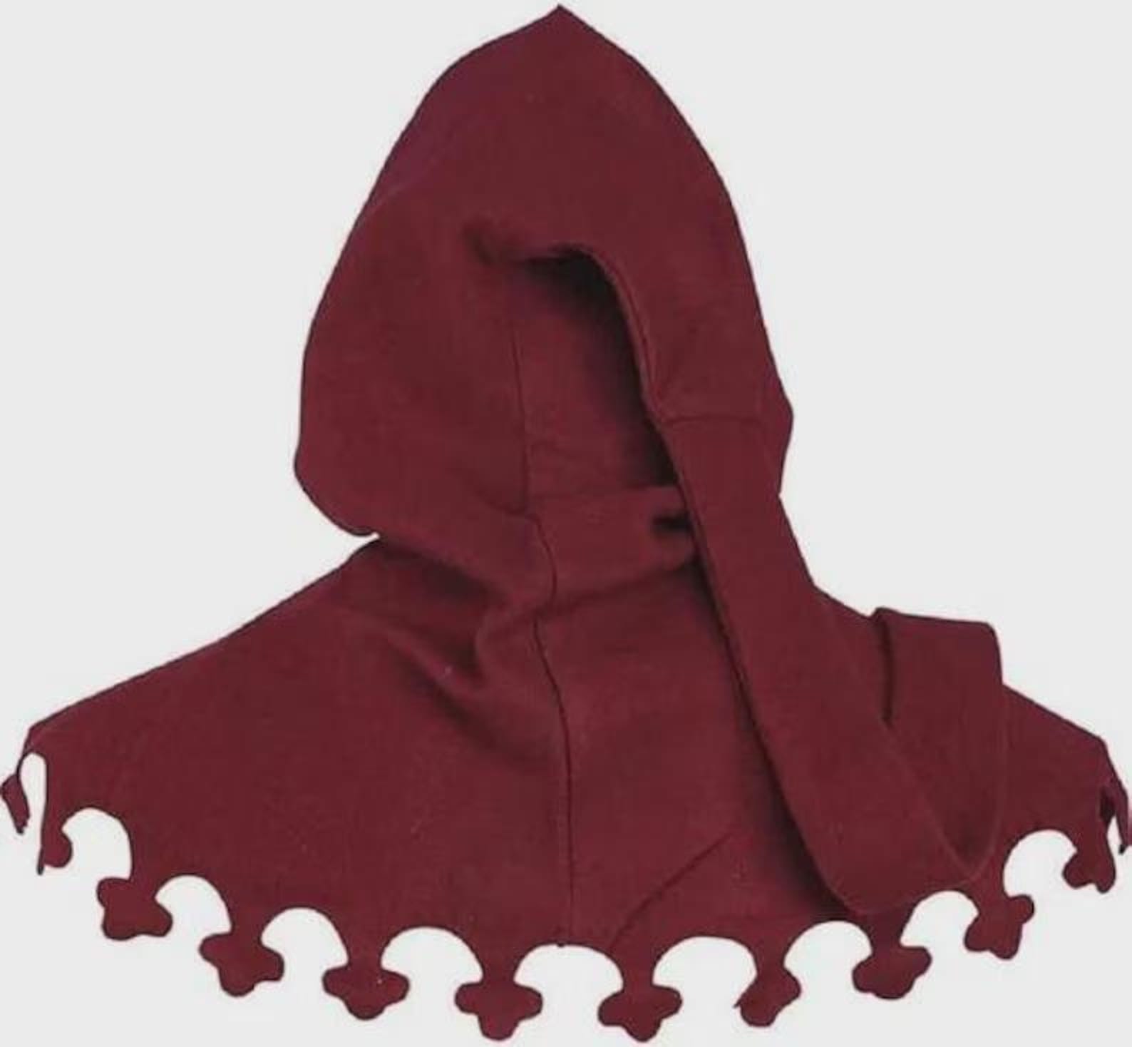 Medieval Knight Liripipe Hood With Bottom Design Cap Style Headwear - Etsy