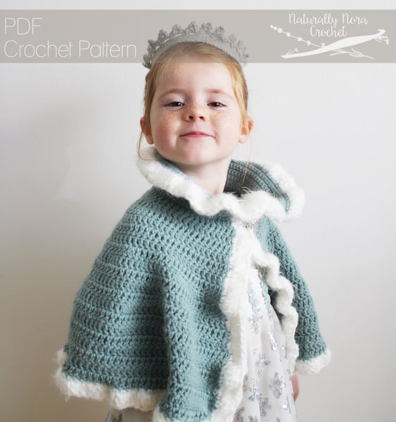 Crochet Pattern: The Elizabeth Royal Cape-Toddler Child & | Etsy