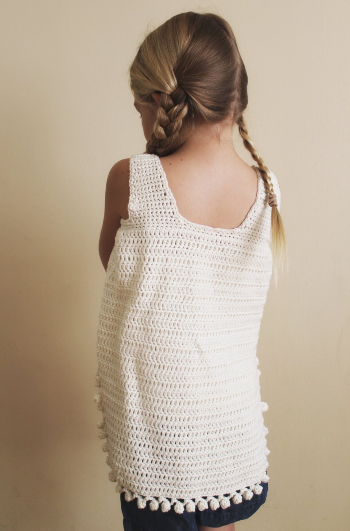 Crochet Pattern: the Maya Tank Top-5 Sizes Child S, M Adult S, M, L ...
