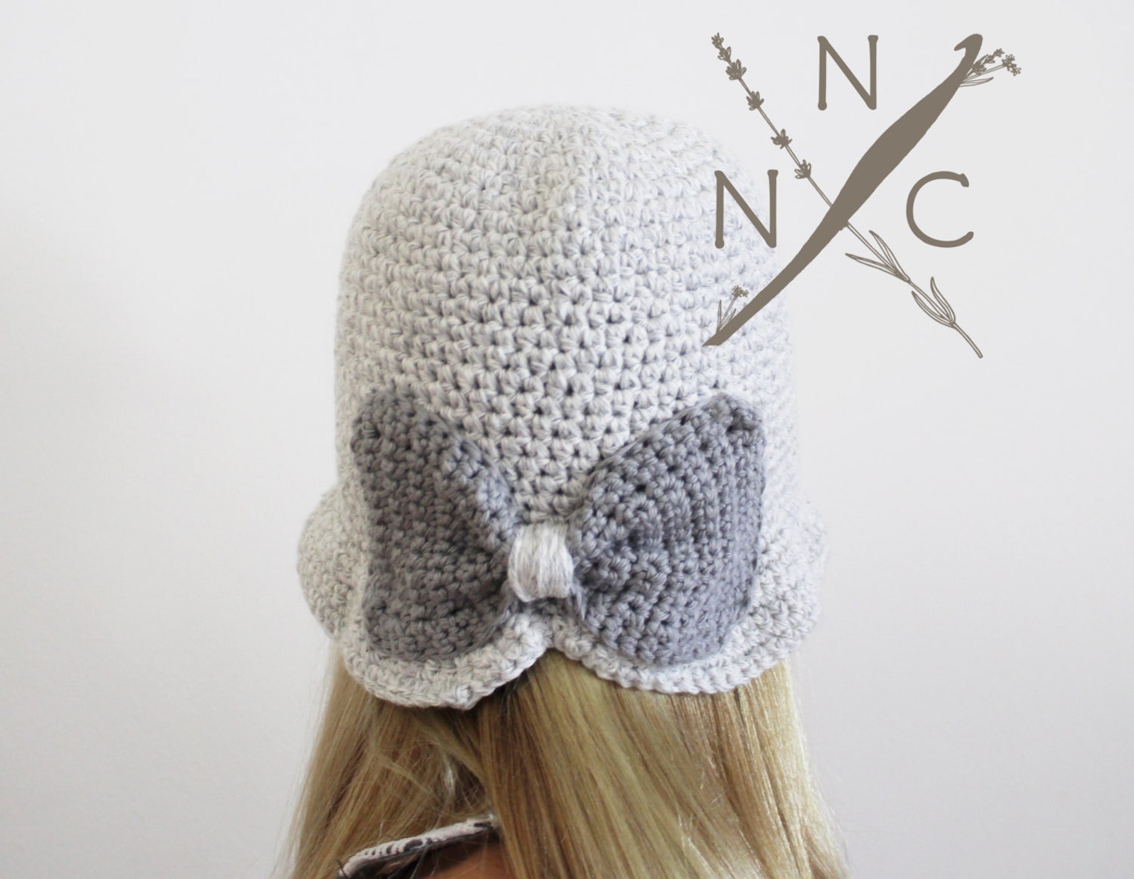 Crochet Pattern: the Evelyn Cloché -toddler, Child, & Adult Sizes-bow ...