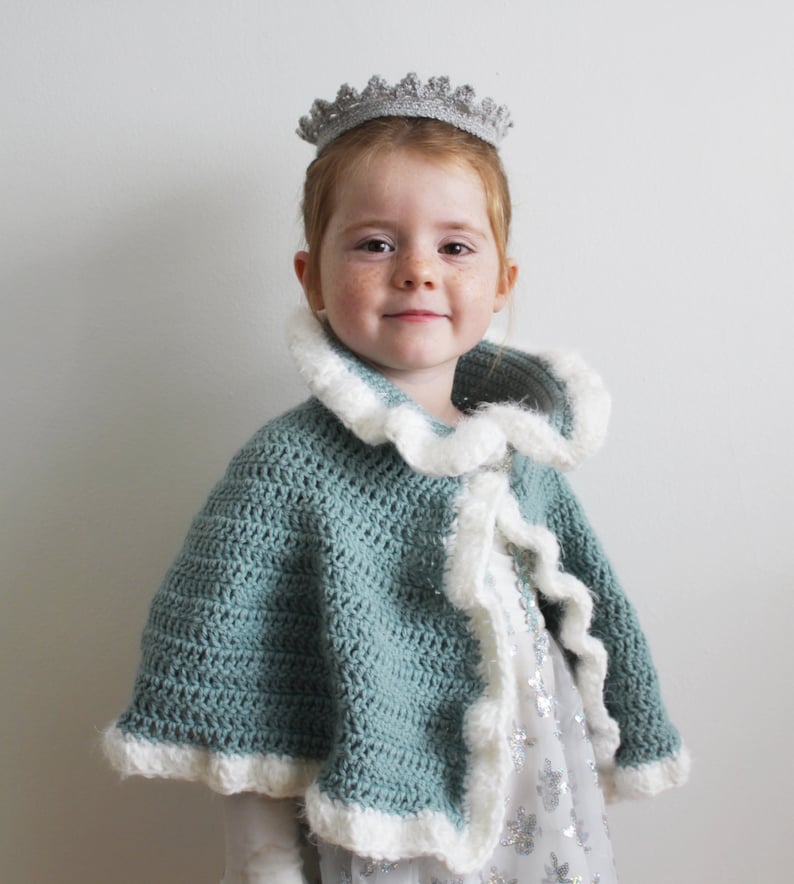 Crochet Pattern: The Elizabeth Royal Cape-Toddler Child & | Etsy