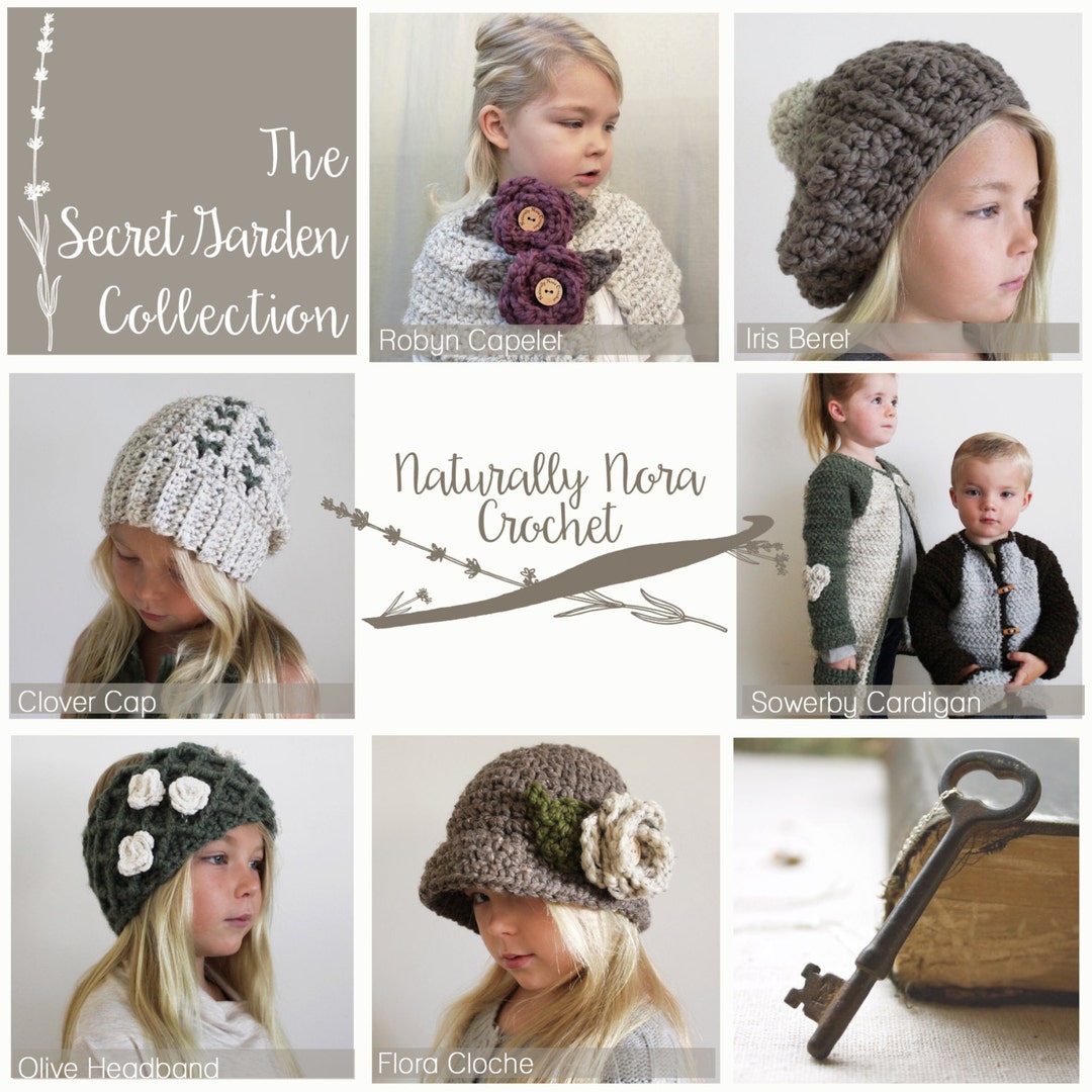 Instant Download 6 Pattern E-book-the Secret Garden Collection - Etsy