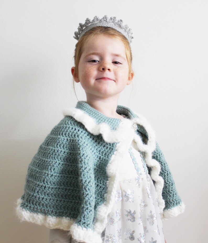 Crochet Pattern: The Elizabeth Royal Cape-Toddler Child & | Etsy